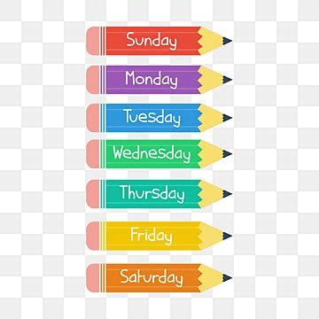 Days Of The Week Clip Art