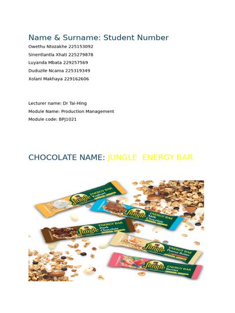 Assignment Pdf Chocolate Retail