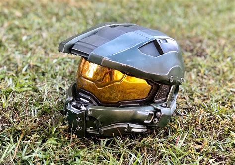 Halo Master Chief Helmet Wearable Full Size Halo Armor Spartan Etsy