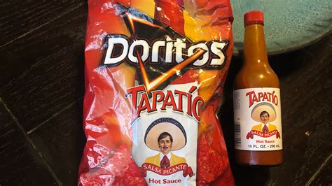Tapatio Hot Sauce Flavored Doritos Review Youtube