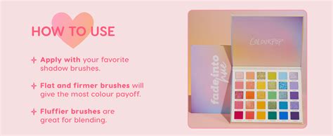 Colourpop Fade Into Hue Eyeshadow Palette Multi Color Eye Makeup Palette With