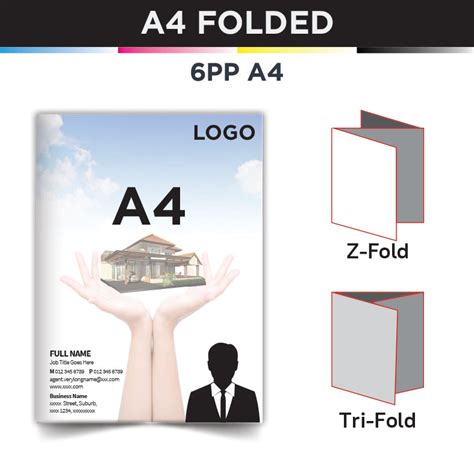 A4 Folded 6pp