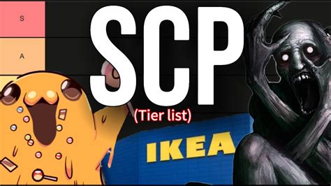 Scp Creature Tier List Youtube