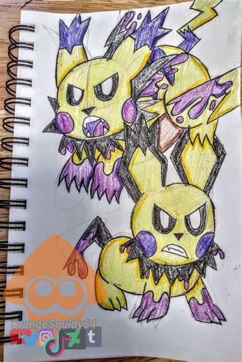 Pokemon Legends Za Pichupikachu Regional Forms By Orangesquidy64 On