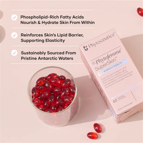 Phytofemme™ Superskin™ Krill Oil Omega 3 For Skin Hydration
