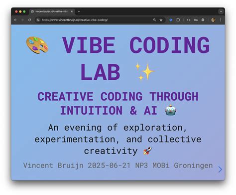 Vibe Coding Lab Creative Programming