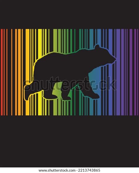 Bear Code Lgbt Funny Vector Stock Vector Royalty Free 2213743865