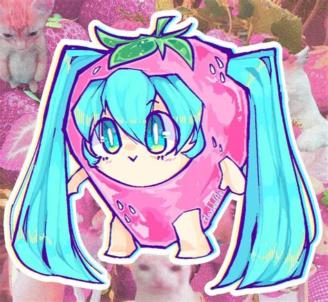 Strawberry Miku Rhatsunemiku
