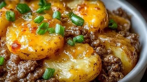 Crockpot Hamburger Potato Casserole