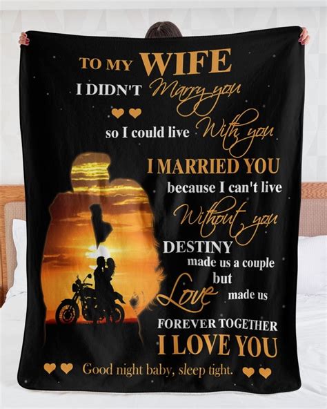 Personalized To My Wife Couple On Sunset Blanket From Husband To My