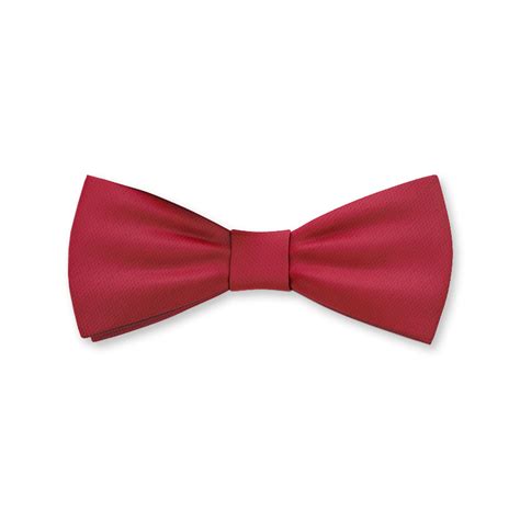 Ruby Red Bow Tie In Mikado Fabric Ties The Knot