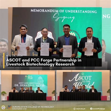 Ascot And Pcc Forge Partnership In Livestock Biotechnology Research Aurora State College Of