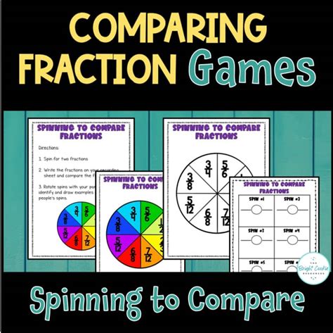 Comparing Fraction Activities 4th Grade Fraction Games And 5th Grade
