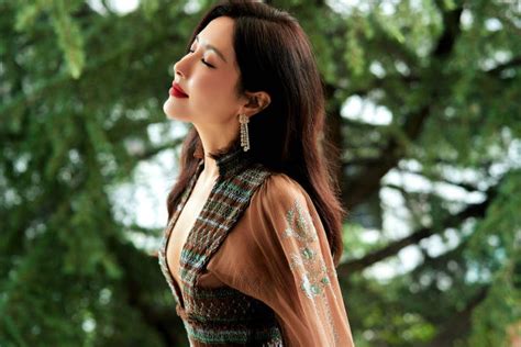 曾黎优雅亮相上影节 身着深v薄纱礼服大秀事业线 搜狐大视野 搜狐新闻