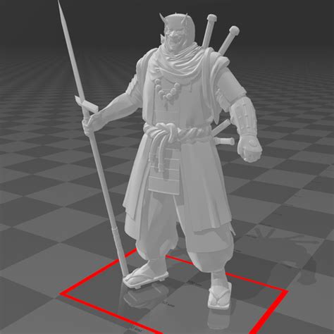🗡️ For Honor Samurai Sohei ・ Obj File For 3d Printing・cults