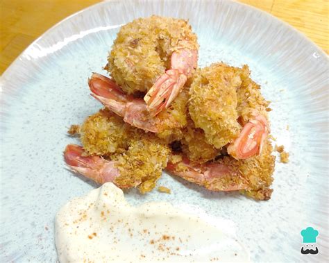 Camarones Empanizados Con Coco ¡al Horno Y Sin Gluten