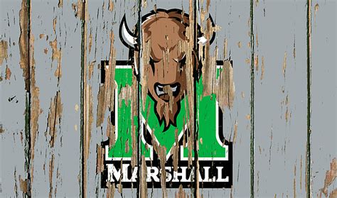 Old Marshall University Logo Marshall University Vintage College Logo
