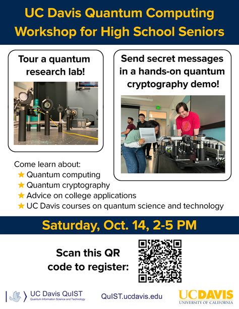 Quantum Computing Workshop For High School Seniors College Of Engineering