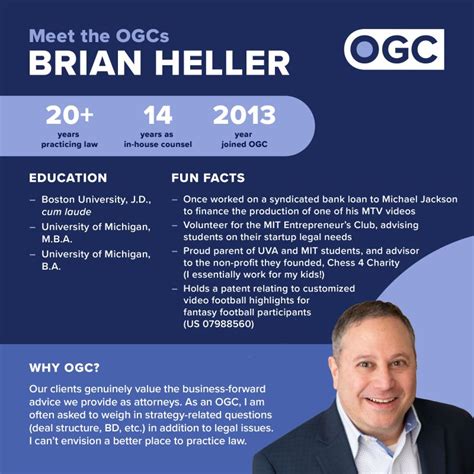 Ogc On Linkedin Meet The Ogc Brian Heller