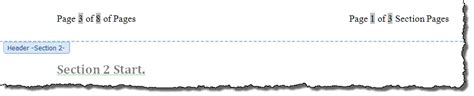 Page Numbering