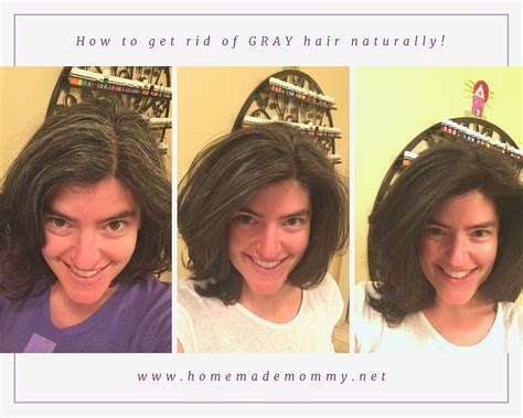 How To Get Rid Of Gray Hair Naturally Homemade Mommy
