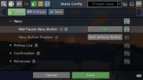 simple config minecraft mods curseforge