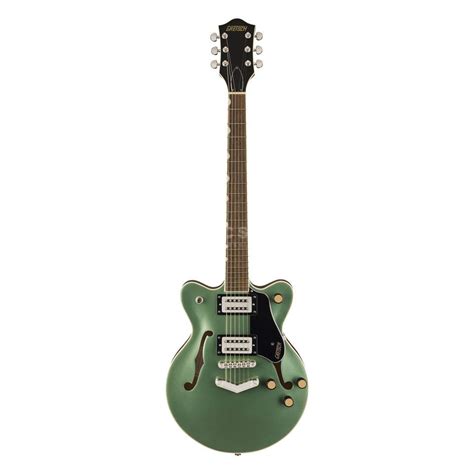Gretsch G2655 Streamliner Center Block Jr Double Cut V Stoptail Steel Olive Music Store