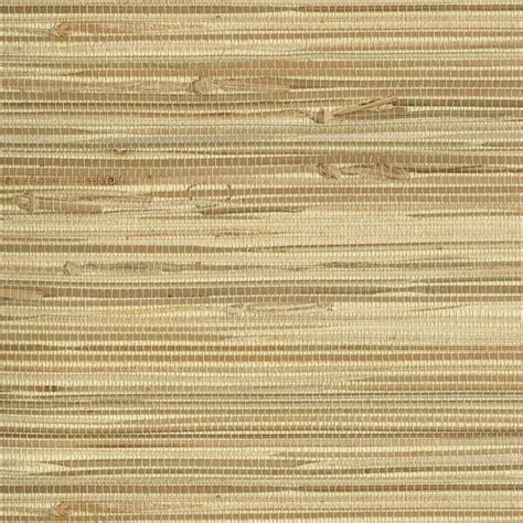 Kenneth James Endo Neutral Grasscloth Neutral Wallpaper Sample 2693
