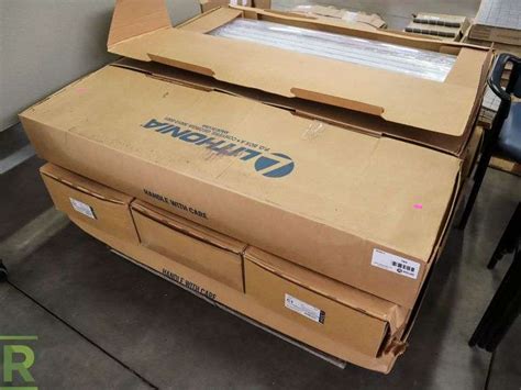 Pallet Of Lithonia Fluorescent Light Fixtures Roller Auctions