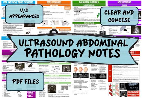 General Medical Ultrasound Pathology Notes Sonography Student Study