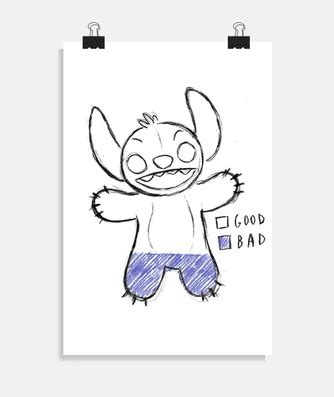 Sad Stitch Coloring Pages How To Draw Stitch From Lilo And Stitch