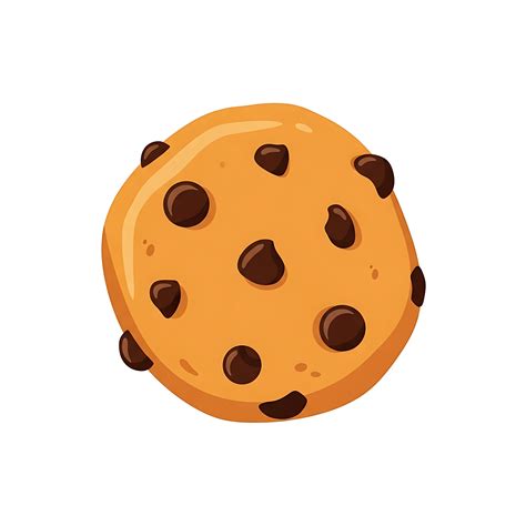 Chocolate Chip Cookie Illustration 68224524 Png