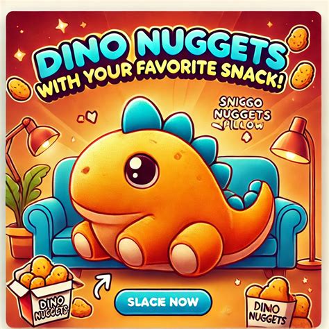 This Dino Nuggets Pillow Is The Ultimate Comfort Food—without The