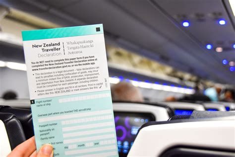 A Guide To The Nz Traveller Declaration Passenger Arrival Card