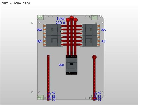 Typical Abb Smdb Panel Incomer Up To 160a 25ka Adjustable Outgoing 4x