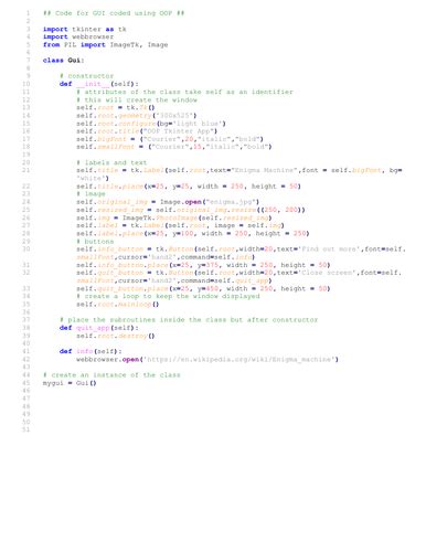 Python Gui Programming Activity For A Level Computer Science Teaching