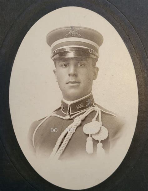 C1900s Photomilitary Us Soldier Cadet Elegant Uniform Hat Omaha