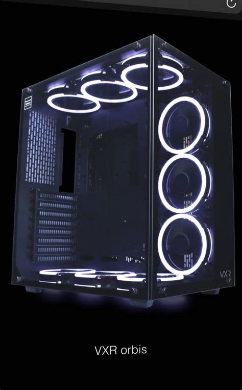 Tecware Vxr Vxc Premium Tg Atx Gaming Chassis Black White Tec Vxr Computers And Tech