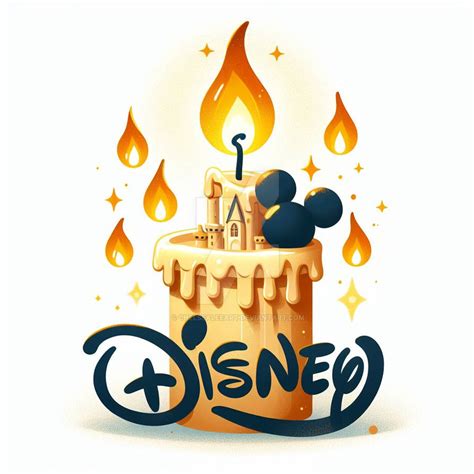 Disney Candle Digital Art Cartoon By Chelsealeeart On Deviantart