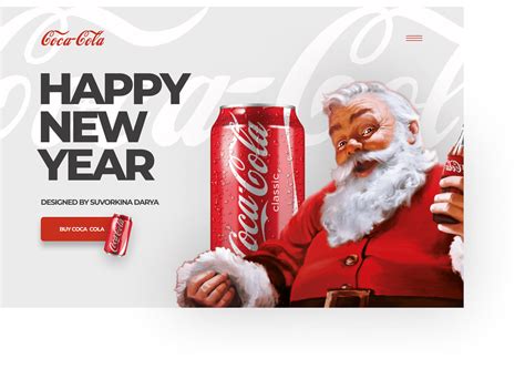 Coca Cola Landing Page On Behance