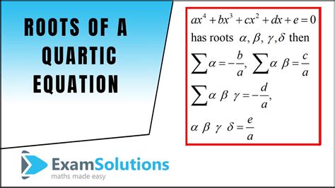 Quartic Equation Example Graphs Of Quartic Polynomial Functions The