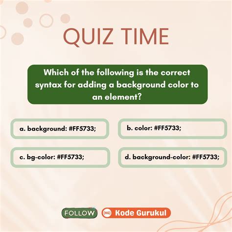 Kode Gurukul On Linkedin 💻 Css Quiz Time Test Your Knowledge👍 Explore All About Text