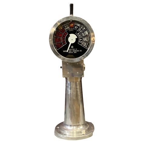 Aluminum Ships Engine Order Telegraph For Sale At 1stdibs Full Astern