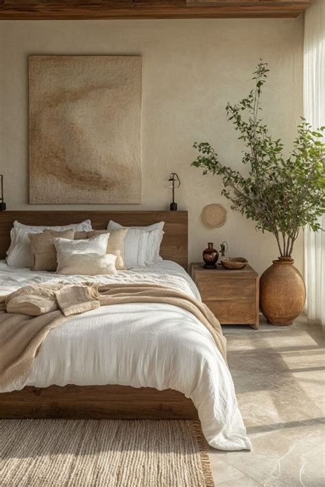 29 Serene Organic Bedrooms With Natural Accents For A Relaxing Look
