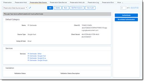 Google Workspace Preservation Source