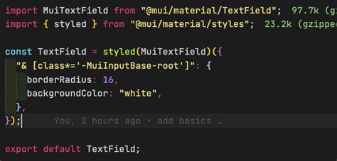 Examples Customized Component Styles Is Missing · Issue 32348 · Muimaterial Ui · Github