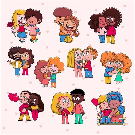 Cute Friends Clipart Set Images Free Download On Freepik