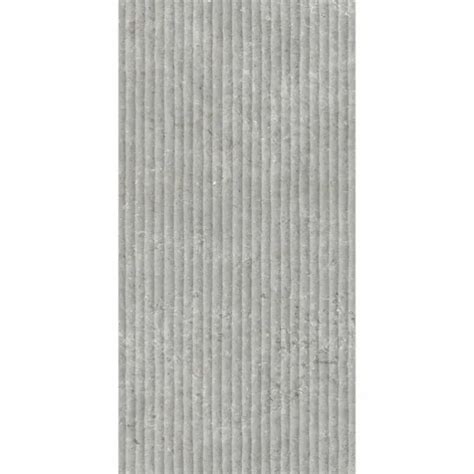 Limestone Effect Decor Grey Matt Ceramic Wall Tile