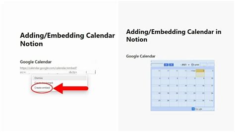How To Add Embed Calendar In Notion 2025