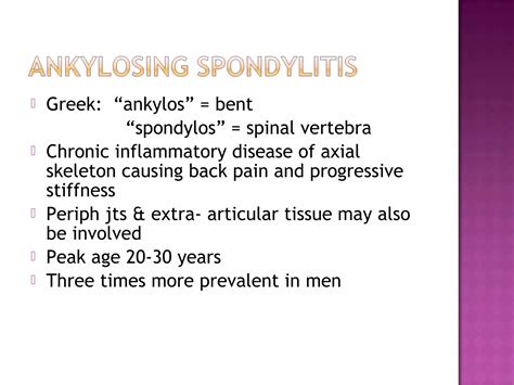 Ankylosing Spondylitis Pathogenesis Ppt